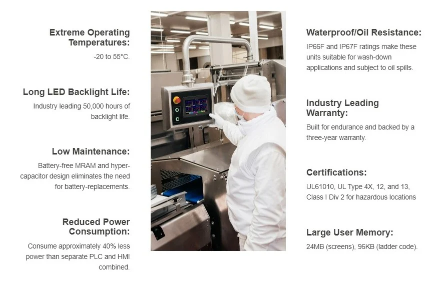 Idec Launches 7-inch Combined PLC+HMI With I/O Options