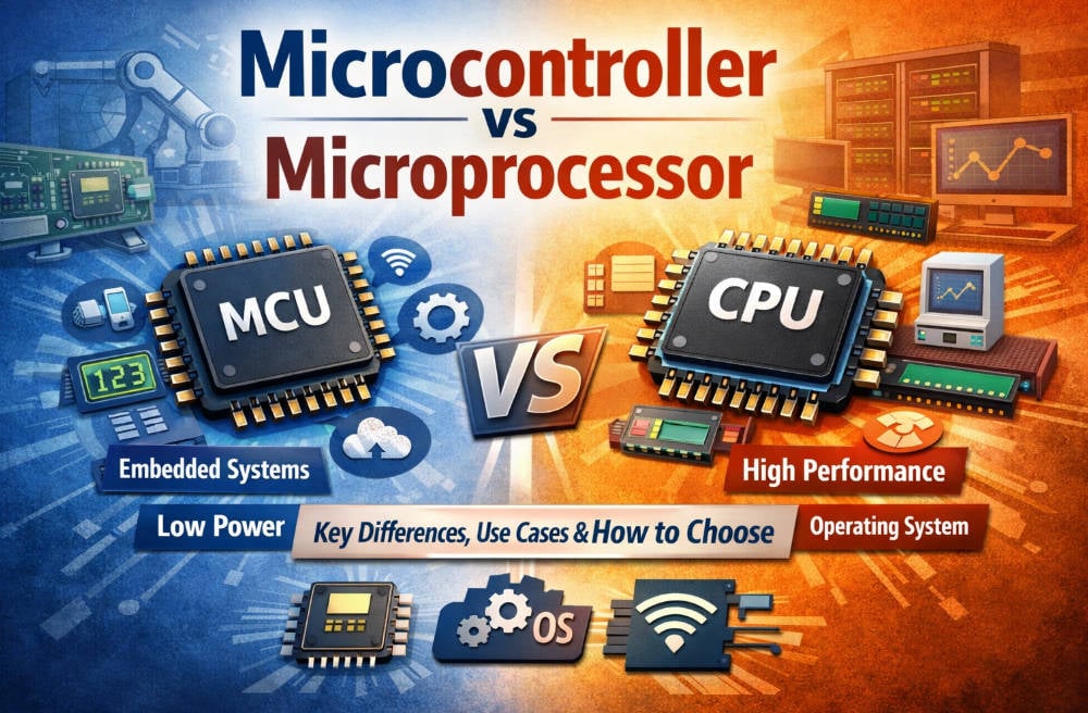 Microcontroller vs Microprocessor: Key Differences